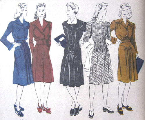 just another wardrobe experience: Inspiration From The Past // 1942