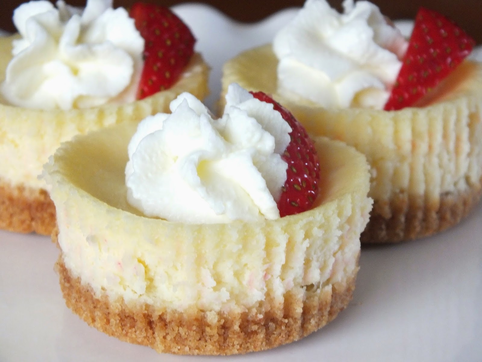 All That's Left Are The Crumbs: Pina Colada Mini Cheesecakes