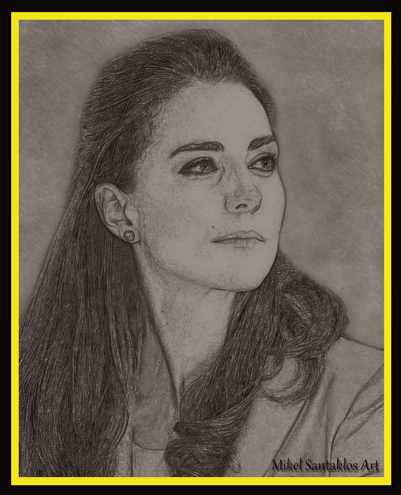Mikel Santaklos Art : Kate Middleton | MIKEL SANTAKLOS ART COLLECTION