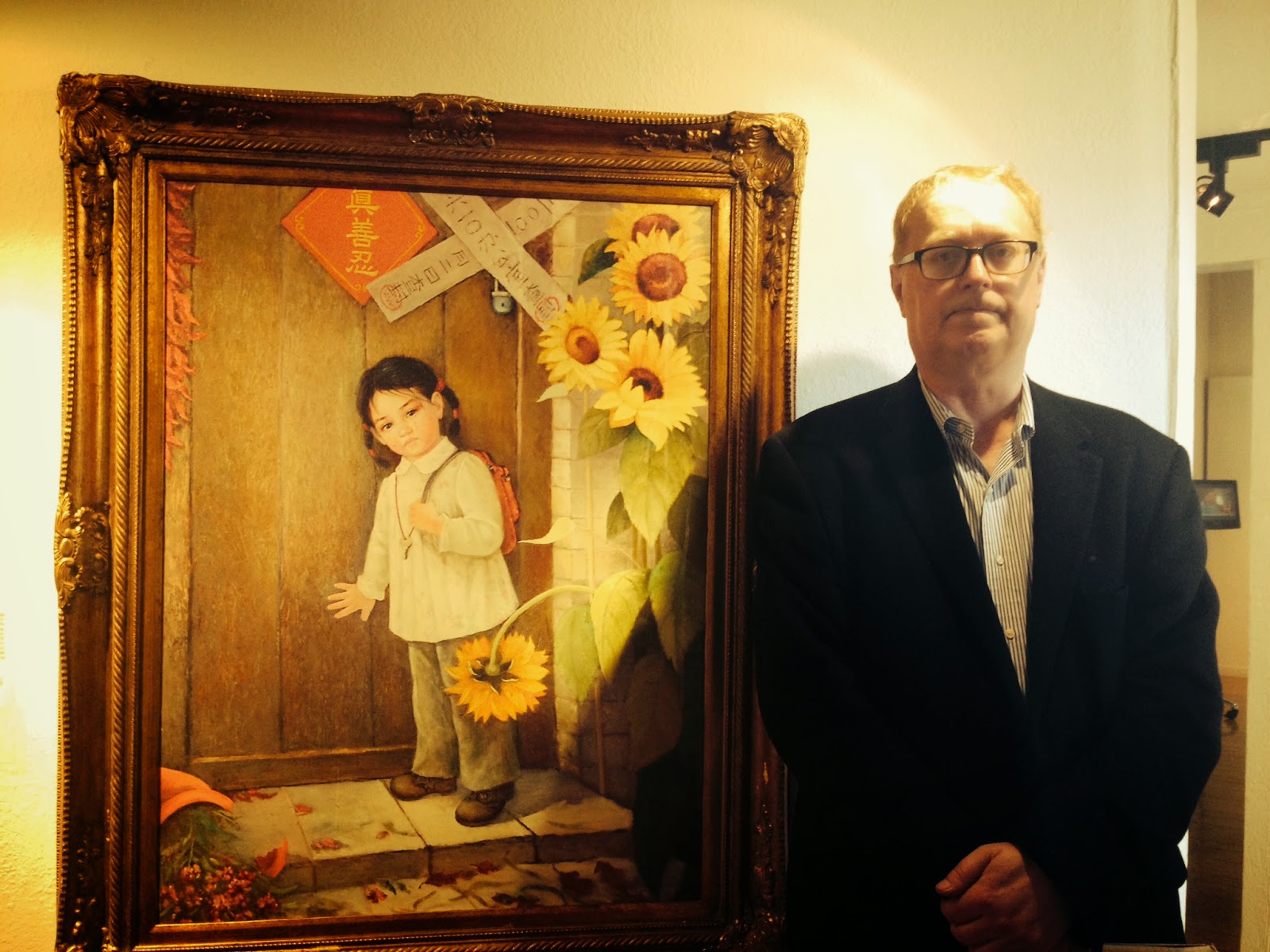 JEP Diplomacy: Diplomat James Patterson at Falun Gong Art Exhibition in ...