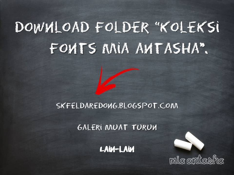 MUAT TURUN DAN TUTORIAL INSTALL FONTS ~ SK (Felda) Redong, Segamat