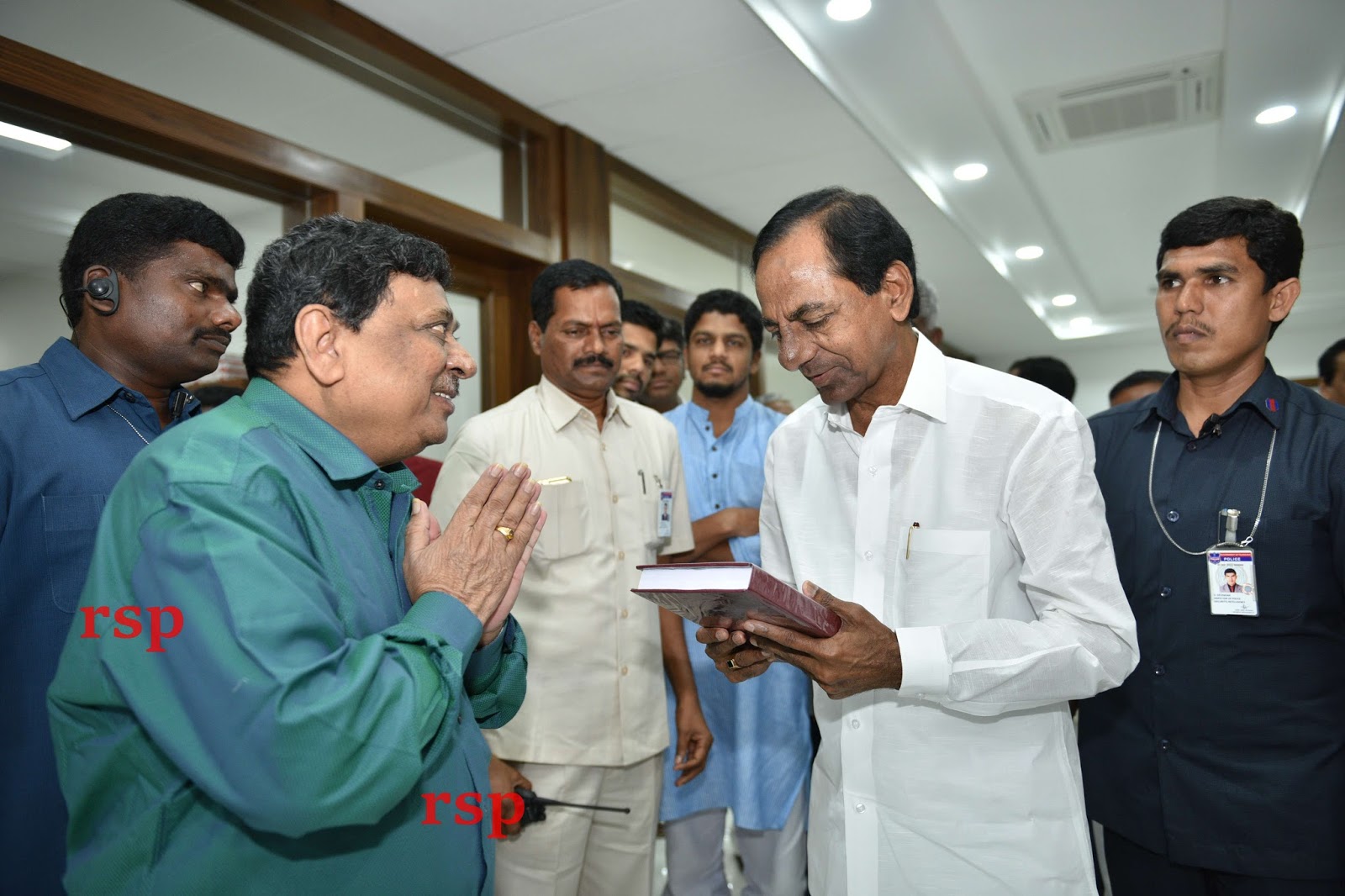 CM Sri. Jwala Narasimha Rao Vanam presented his Book "AYODHYA KANDA ...