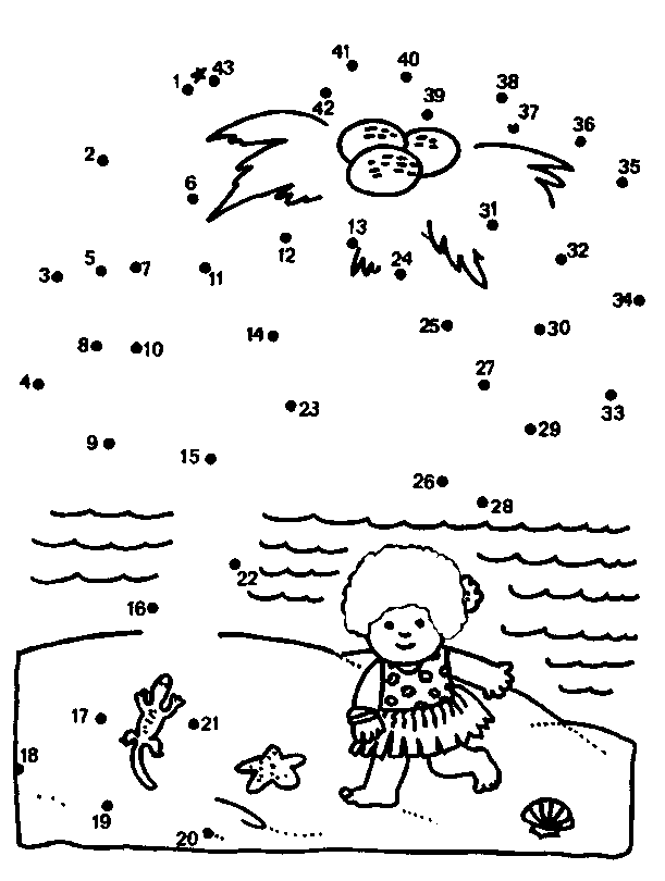 desene uniti punctele ~ Desene Imagini de colorat