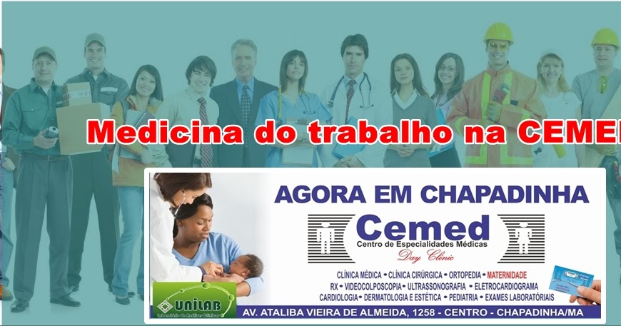 Agora na CEMED de Chapadinha você conta com os serviços de medicina do ...