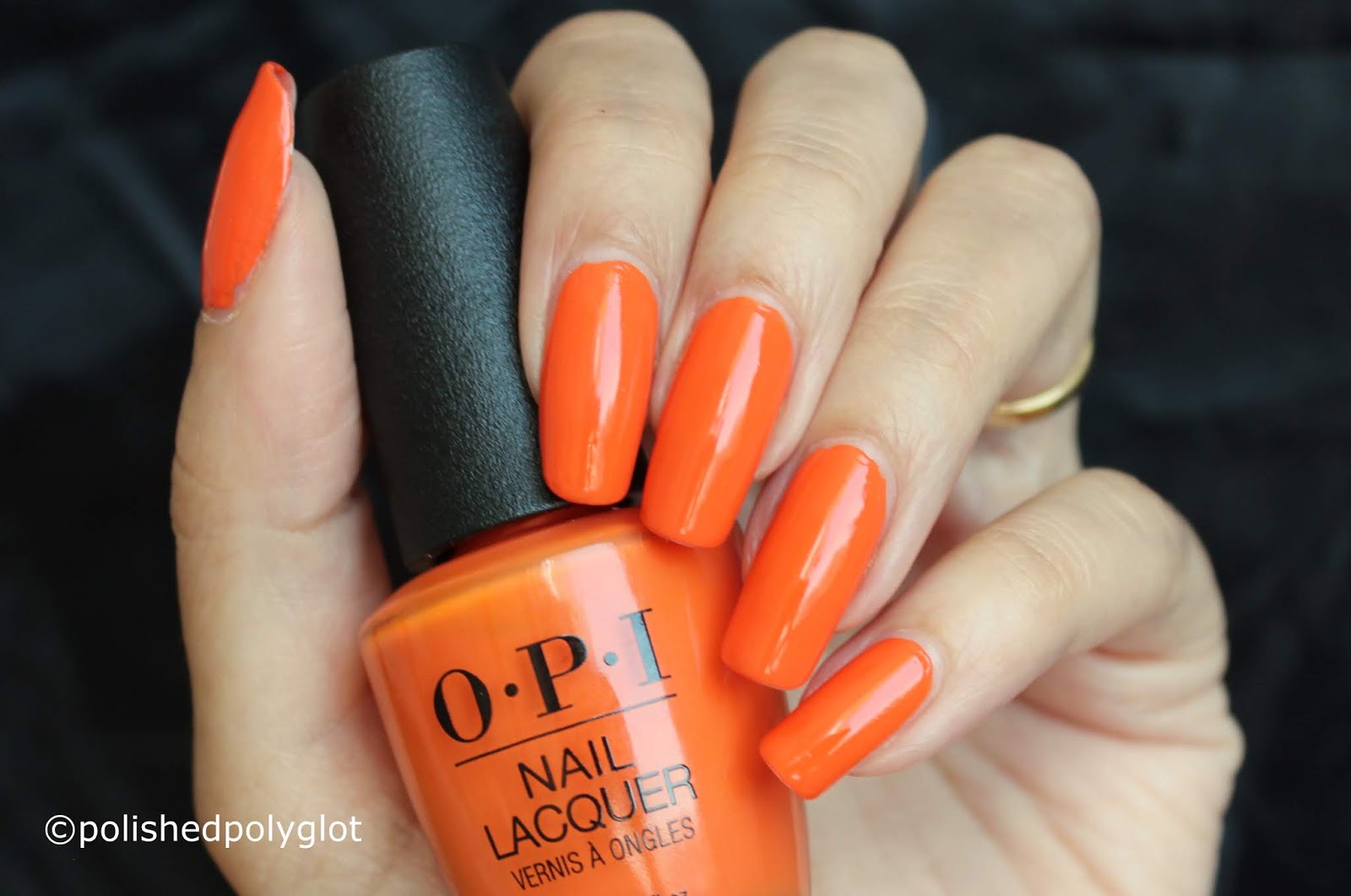 Opi Light Orange Nail Polish