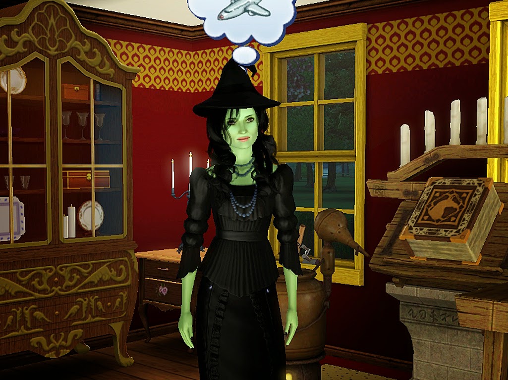 Sims and Just Stuff: Elphaba from Wicked by squarepeg56