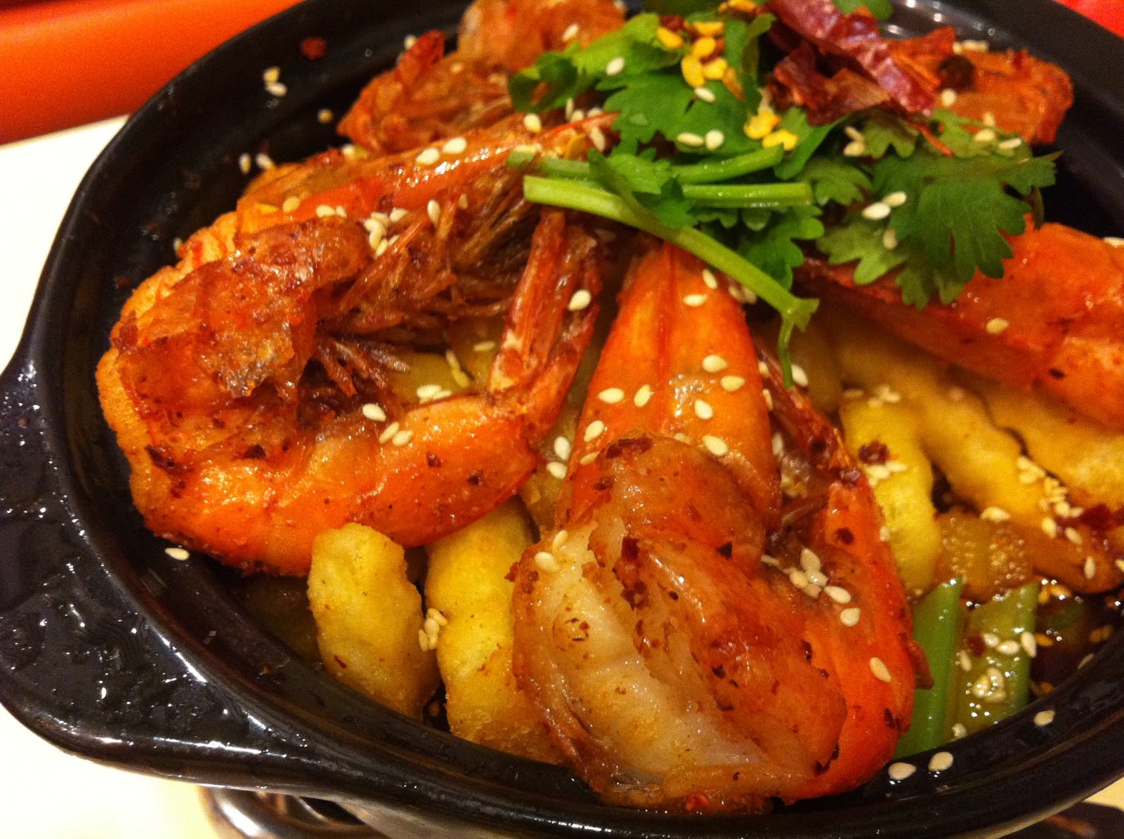 Street Food Warms Your Heart: Scandalously Spicy Shrimp - Chicken Hot ...