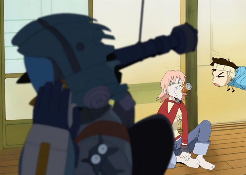 Anime Feet: FLCL: Haruko Haruhara