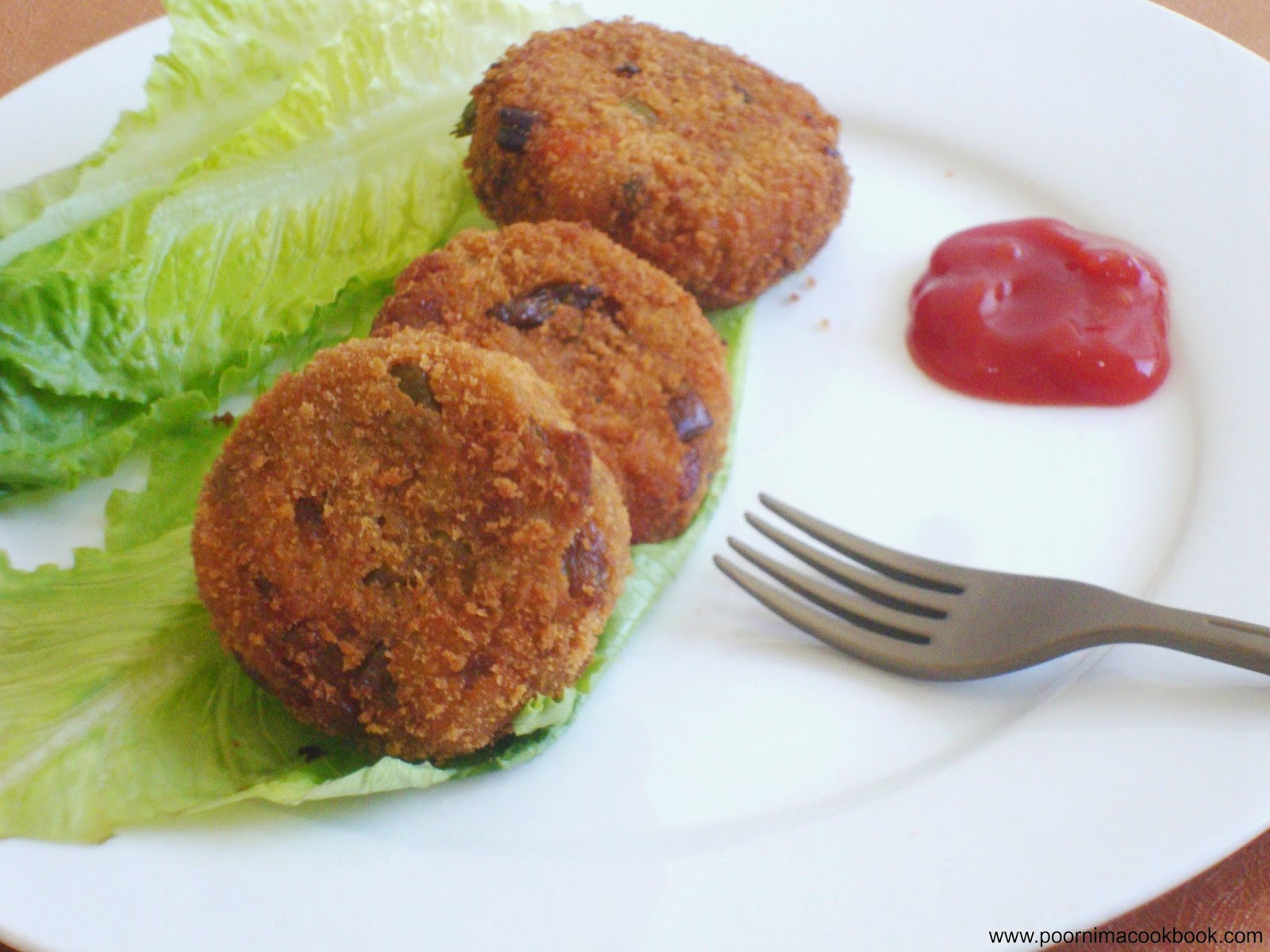 Poornima's Cook Book: Veg Cutlets / Mixed Vegetable Cutlets