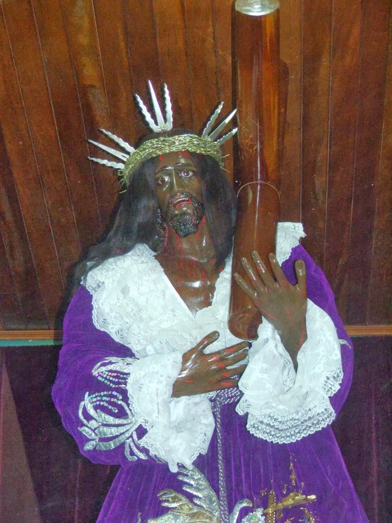Oremos a Cristo: Imagen del Cristo Negro de Portobelo