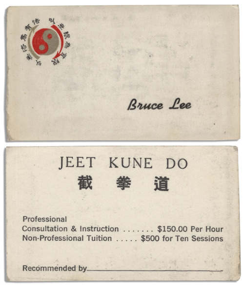 Kenpo Notes :: Bruce Lee private fees and tuition