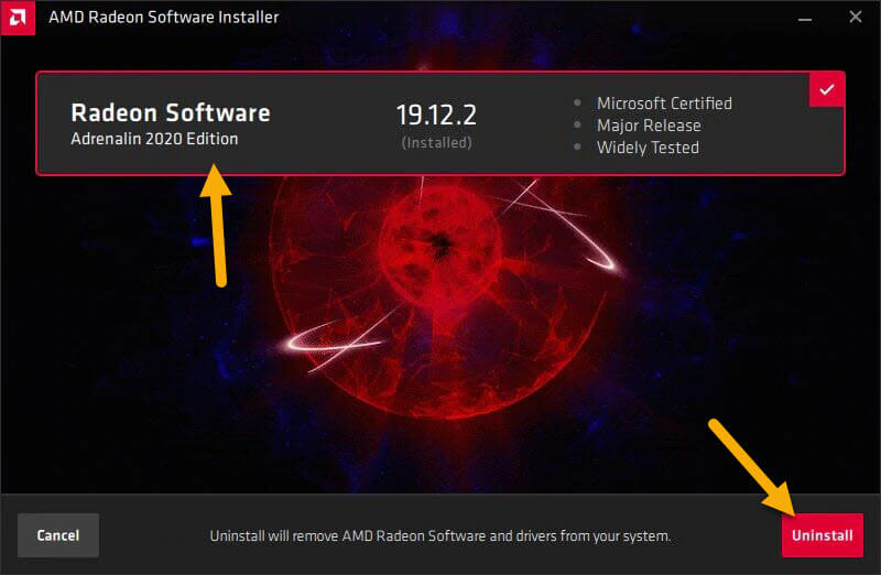 Radeon Adrenalin 2020 Nasıl Silinir?