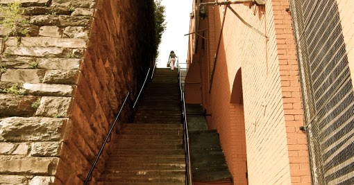 THE REAL PLACES IN FILM!!!: The Exorcist (1973) / The Exorcist steps ...