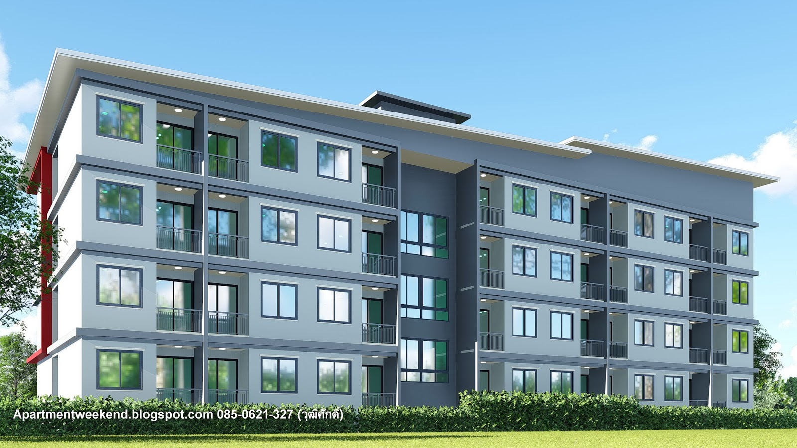 APM-75 โครงการ แบบอพาร์ทเม้นท์ เซอร์วิส 4 ชั้น จำนวนห้องพัก: 66 ห้อง ...