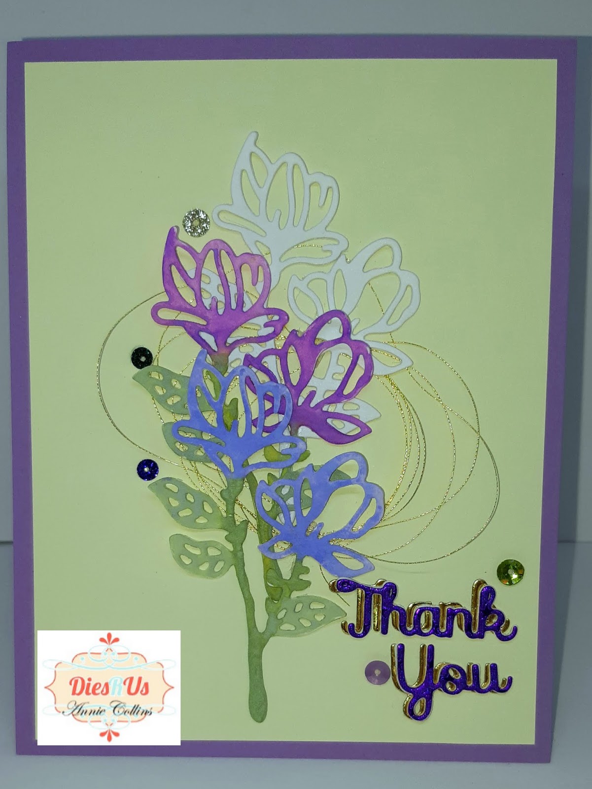 Dies R Us: Thank You Card