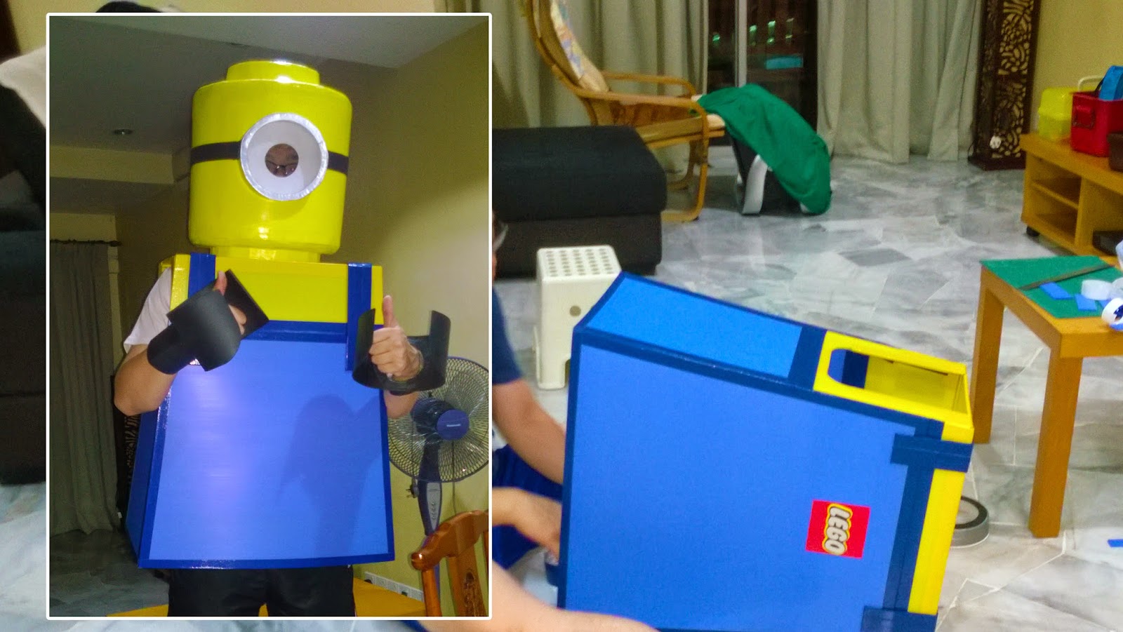 Francis' Junction: DIY Lego Minion Costume