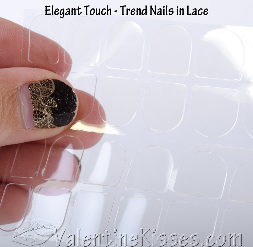 Valentine Kisses: Elegant Touch Trend Nails in Lace - pics, review