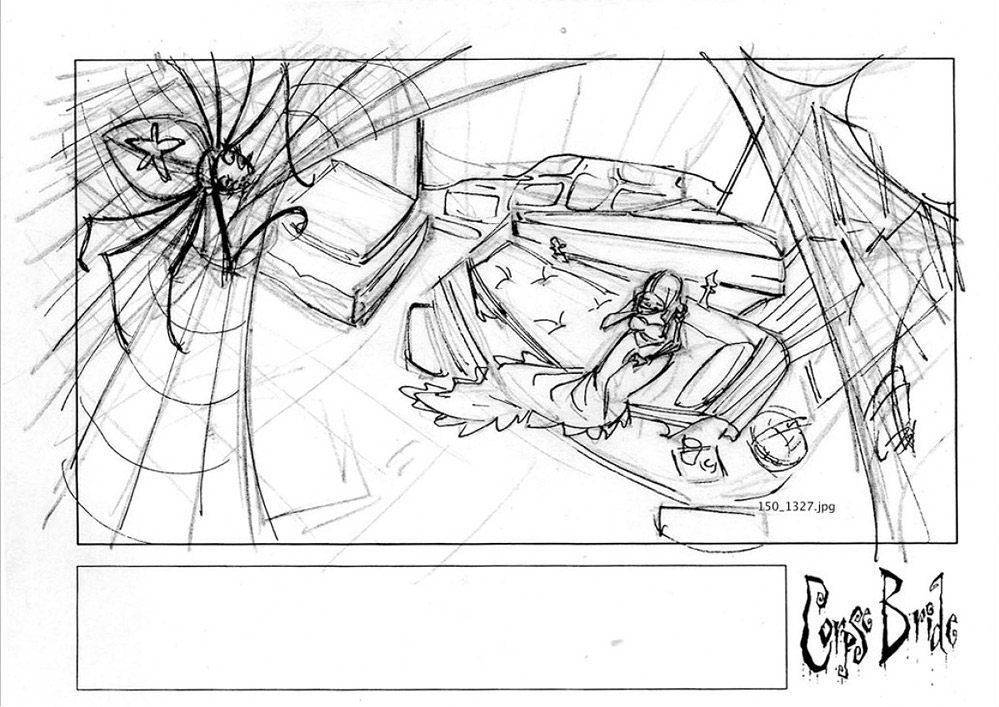 Living Lines Library: Corpse Bride (2005) - Storyboards