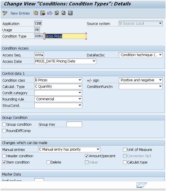 Sap Crm Configuration Help Setting Up Of Product Pricing In Sap Crm