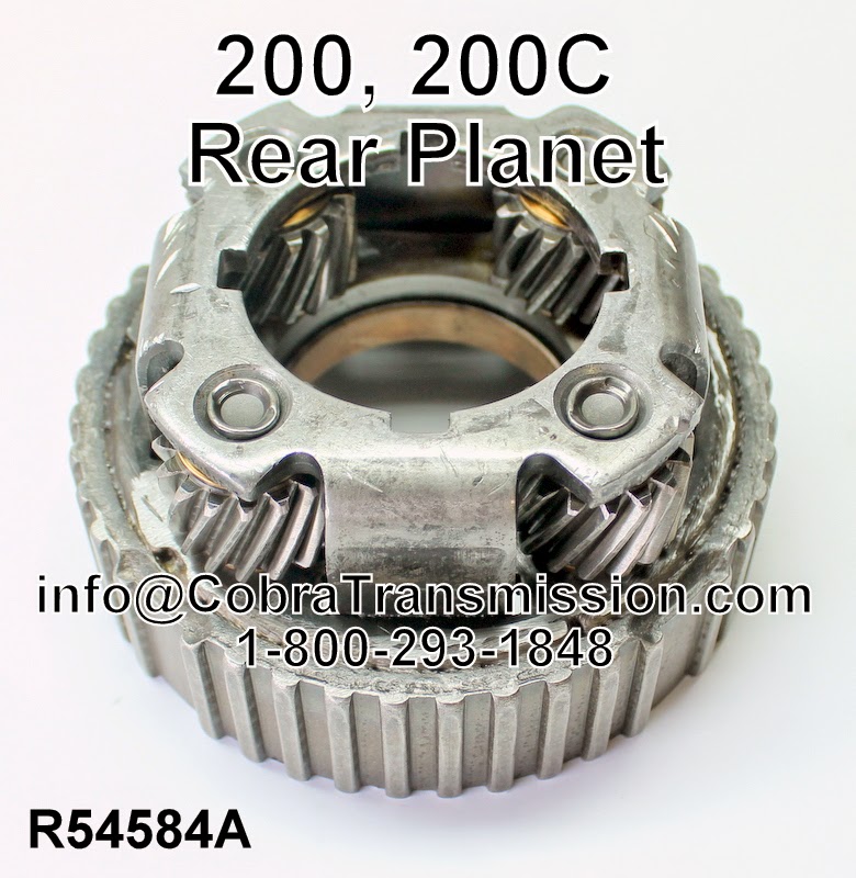 Cobra Transmission Parts 1-800-293-1848: 200, 200C Transmission Parts