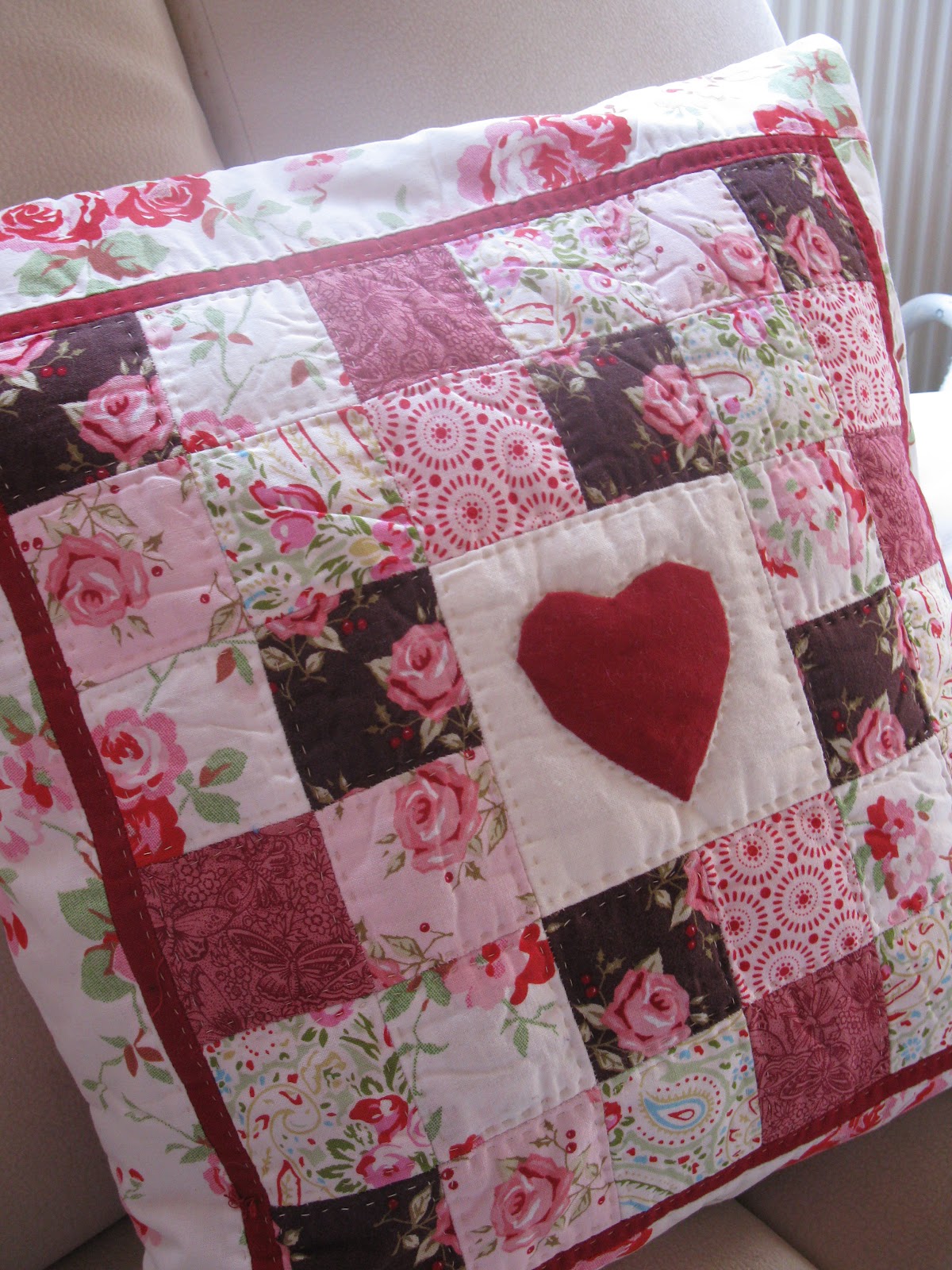 Pfeffaminzas Hobbys: Patchwork-Kissen