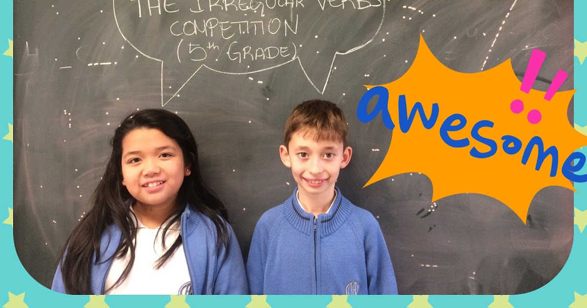 Welcome to the English Blog: Irregular Verbs Competition