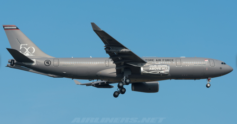First MRTT Arrived in Singapore | jejak defence