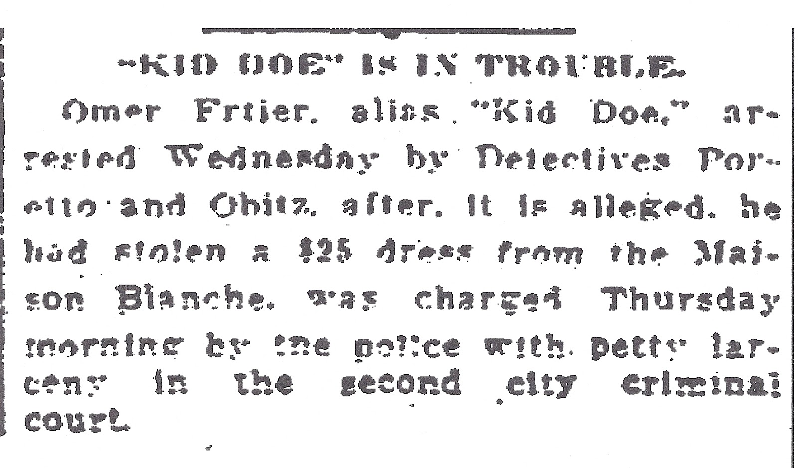 Climbing the Branches of My Family Tree: FRIDAY'S FAMOUS - Omer Albert ...