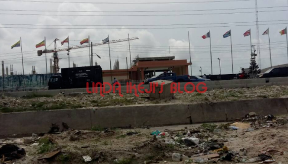 Exclusive Photos: Lagos State task force seal off Tony Rapu's church in ...