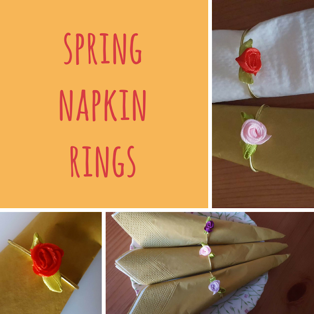 Spring napkin rings |Keeping it Real