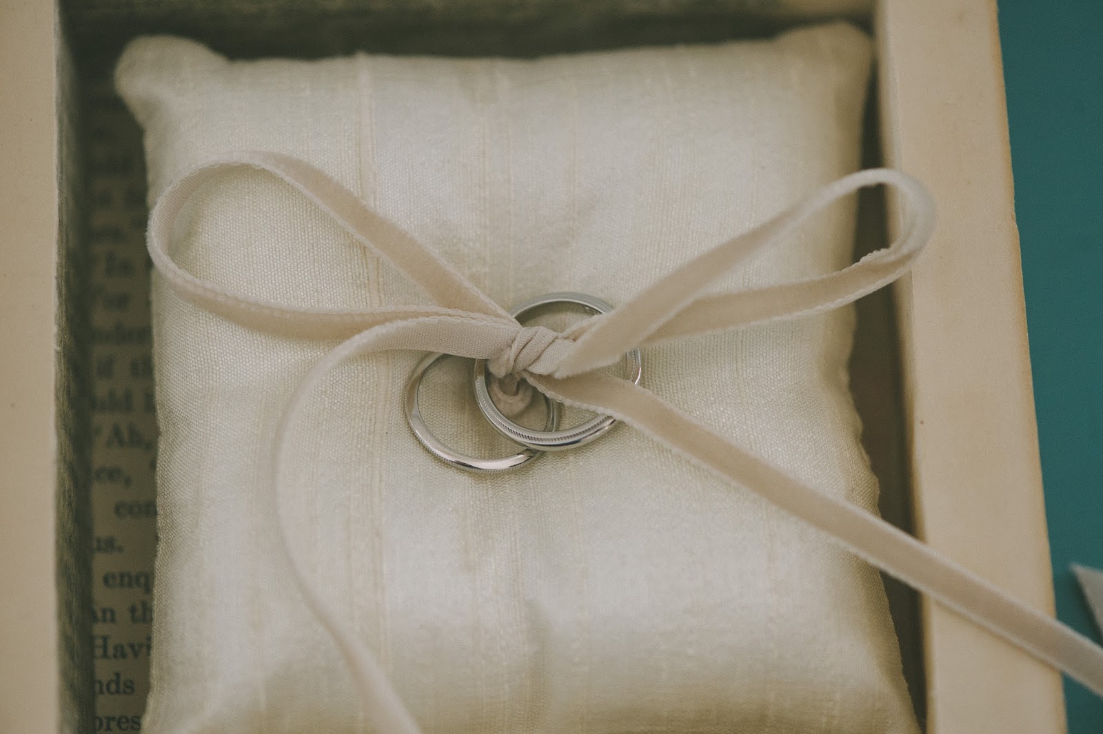 Records & Grammar: Wedding Ring Holders