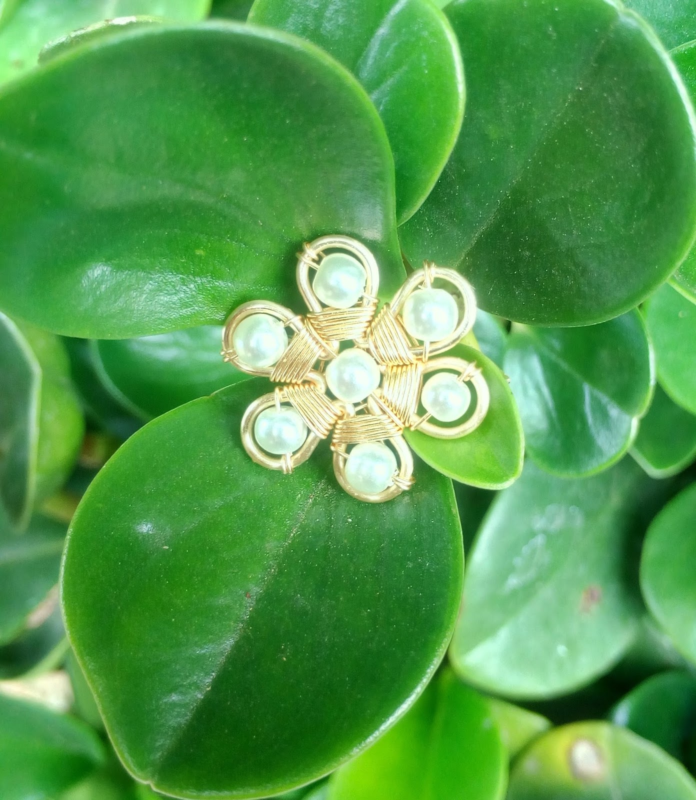 arete tipo flor ~ RyL creacion