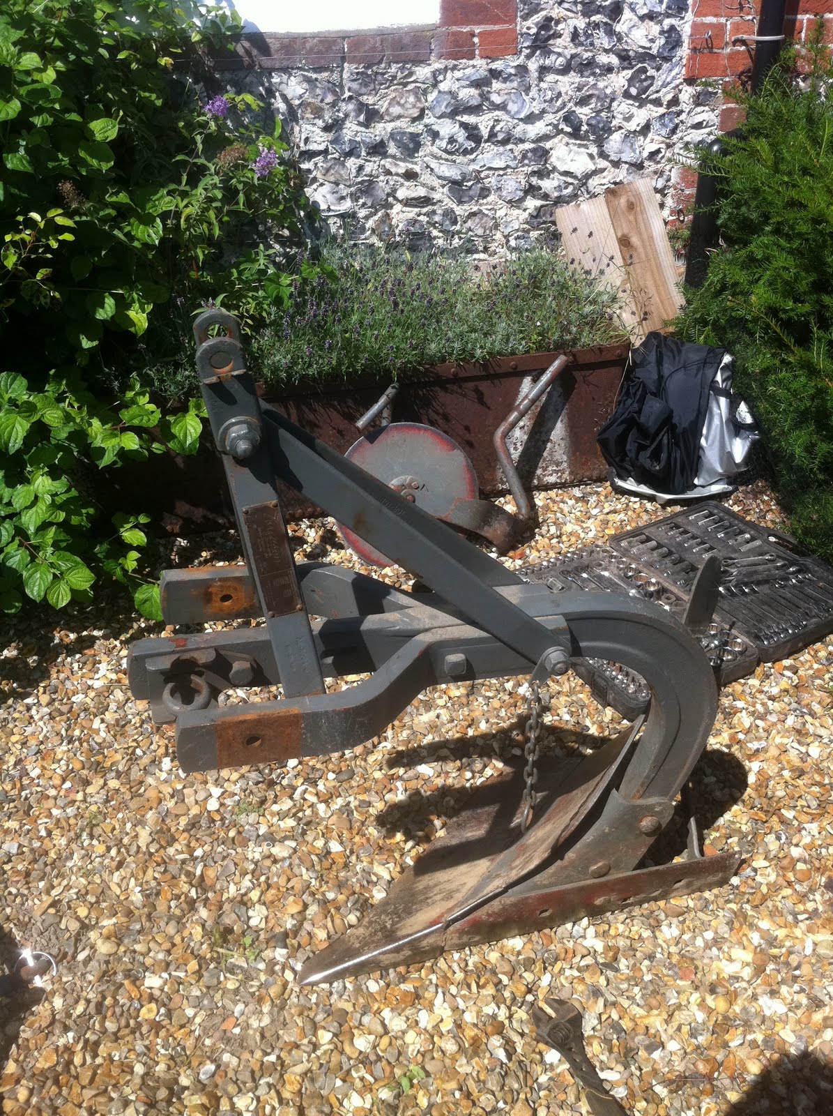 Ferguson TEF20 restoration: Ferguson single blade plough