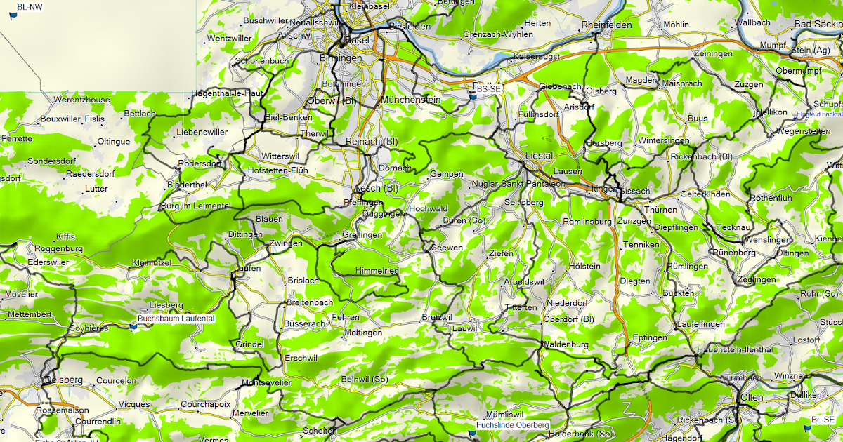 Projekt Gemeindewandern Schweiz: Kanton Baselland