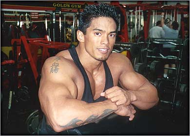 Strong Man: Top Muscular Man - Guy Grundy, Australian bodybuilder and actor