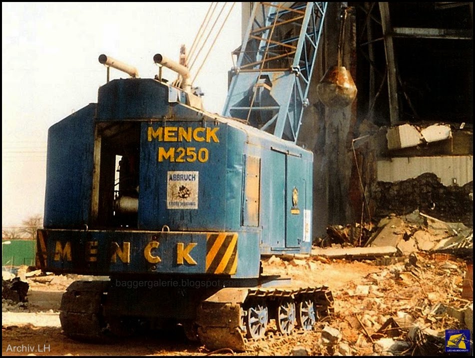 Bagger Galerie Construction Machines: Menck M250 Seilbagger ...