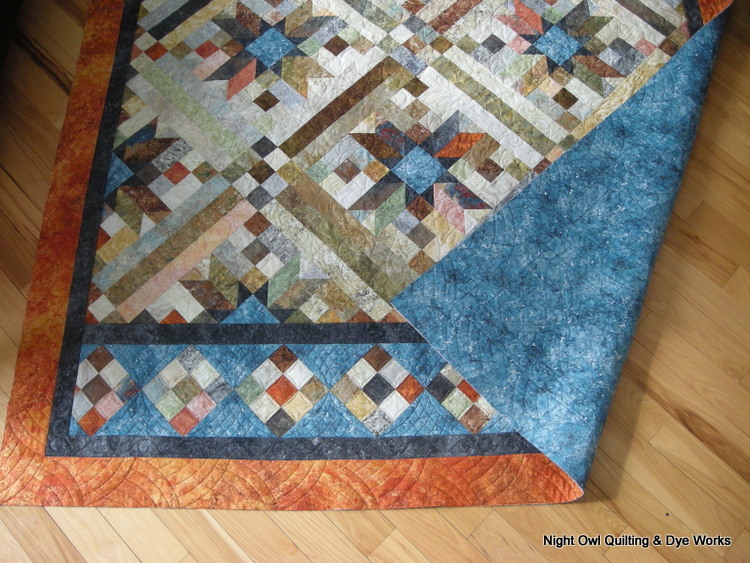 Night Owl Quilting & Dye Works: Smokey River Quilt