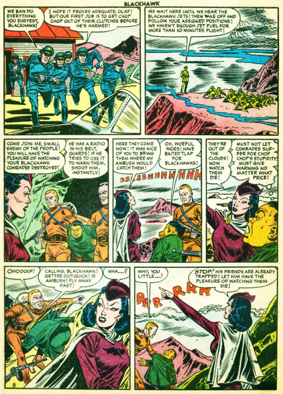 The Comic Book Catacombs: Blackhawk in "The Horde of the Bat" (Quality ...