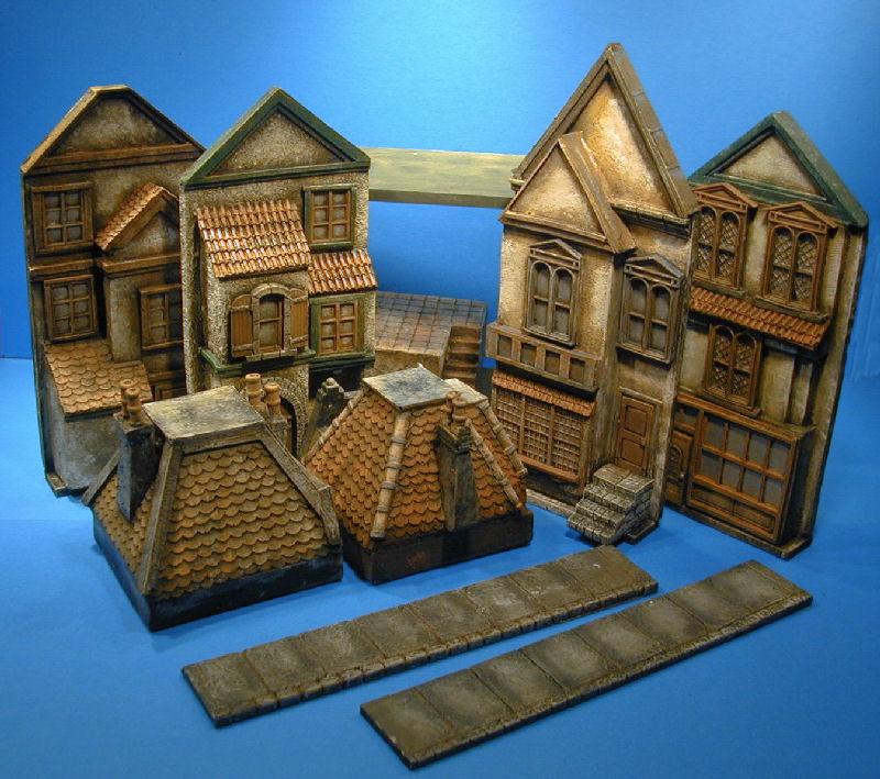 40.000 Barricadas: Kobblestone Miniatures y sus nuevas casas modulares ...