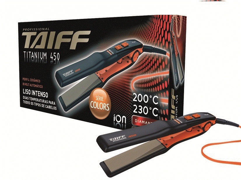 A Melhor Chapinha - Taiff Titanium 450 Colors Bivolt - Denise Maryen