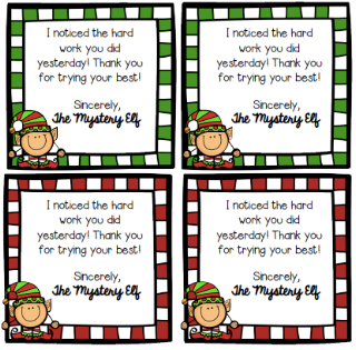 The First Grade Scoop: What Does the Elf Say?