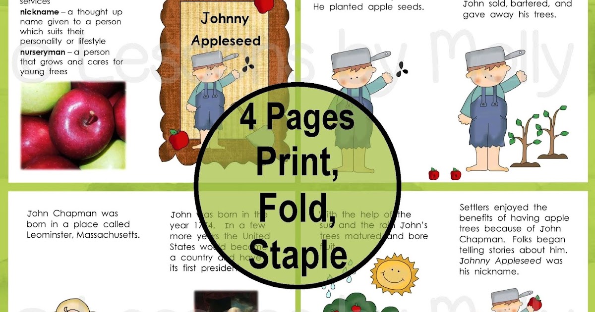 Lessons by Molly: Johnny Appleseed