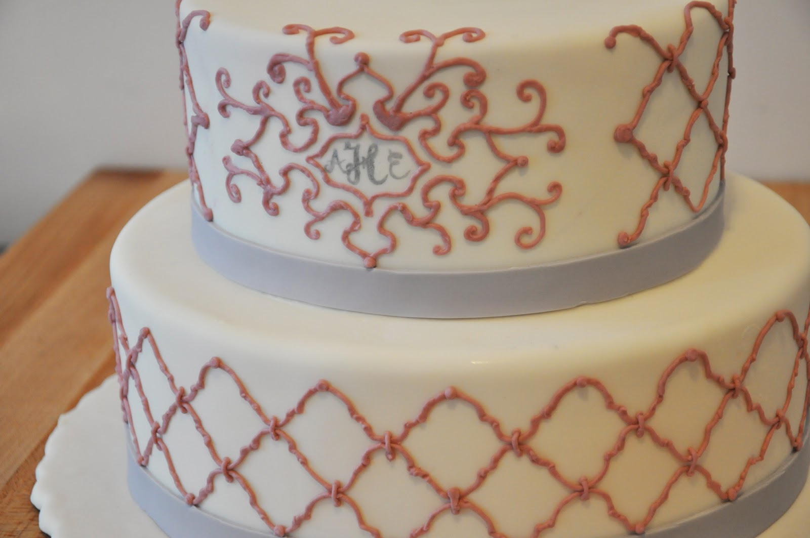 Don't F With Chef: Monogram Cake