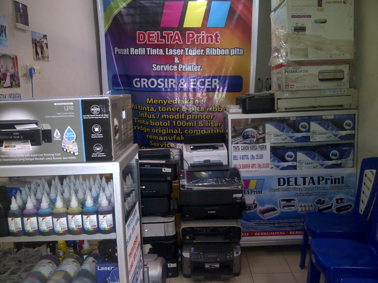 Pusat Tinta Print,Refill toner laserjet,service center printer di manado: Jual Tinta Canon,Tinta ...