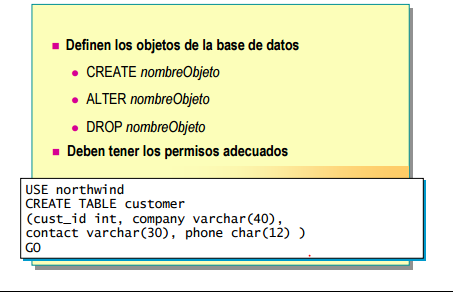 Lenguaje Transact SQL