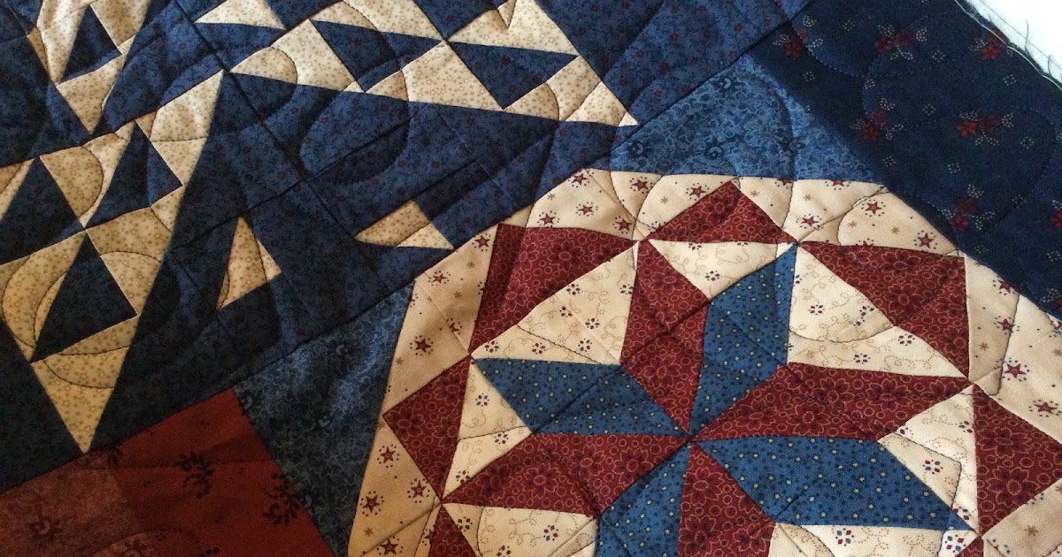 Heartspun Quilts ~ Pam Buda: Star Spangled Liberty Quilted!