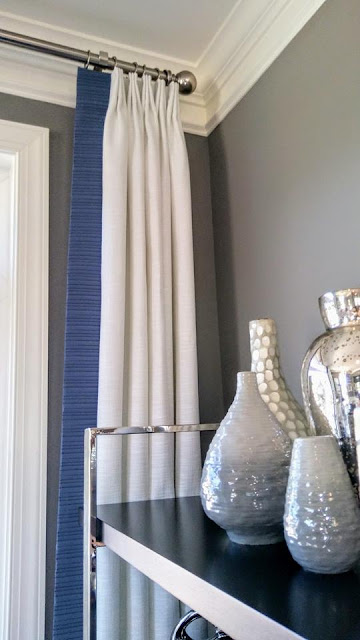 The Drapery Shop: I Just Love Banded Panels!