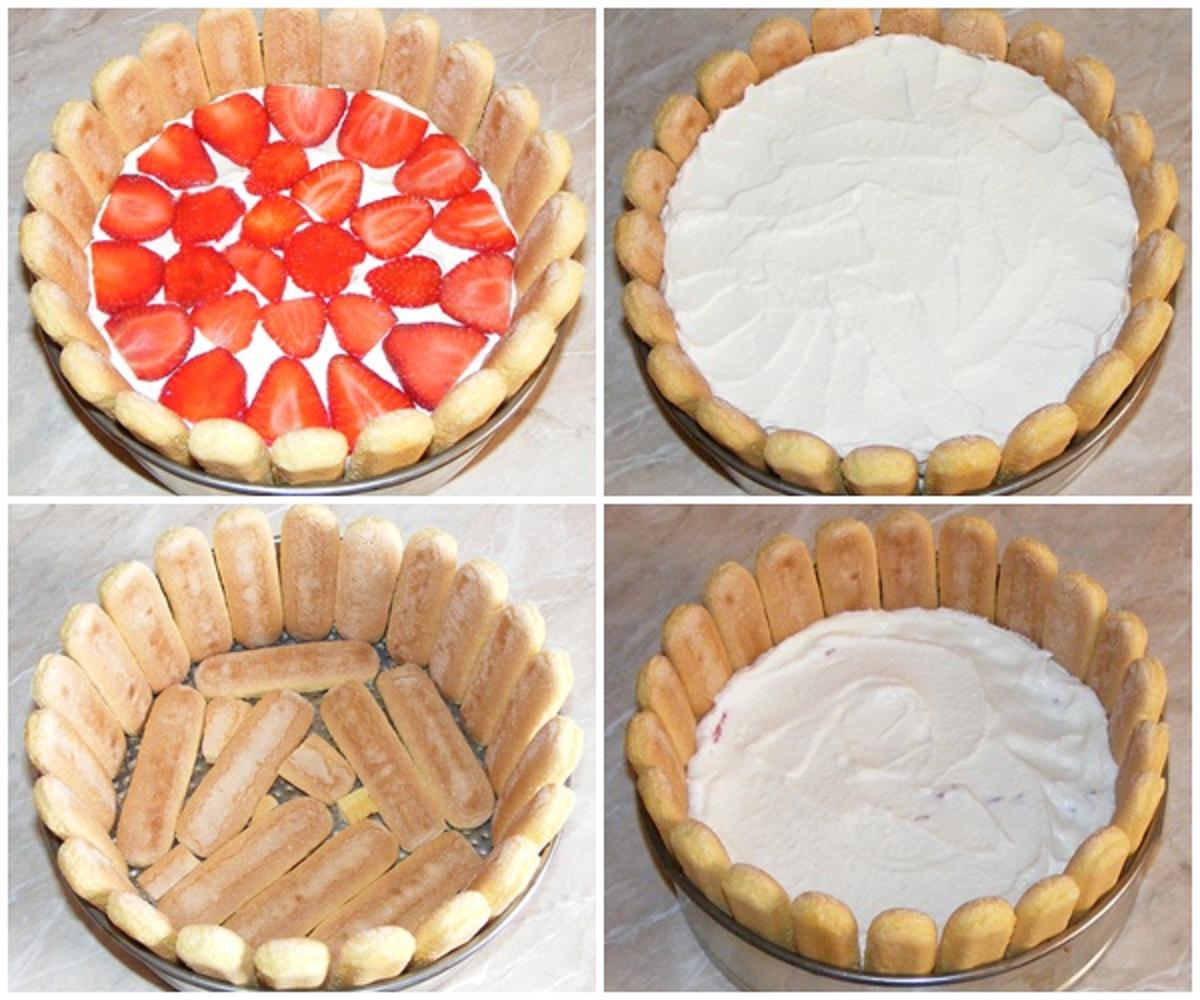 Tort diplomat cu capsuni | Preparatedevis.ro