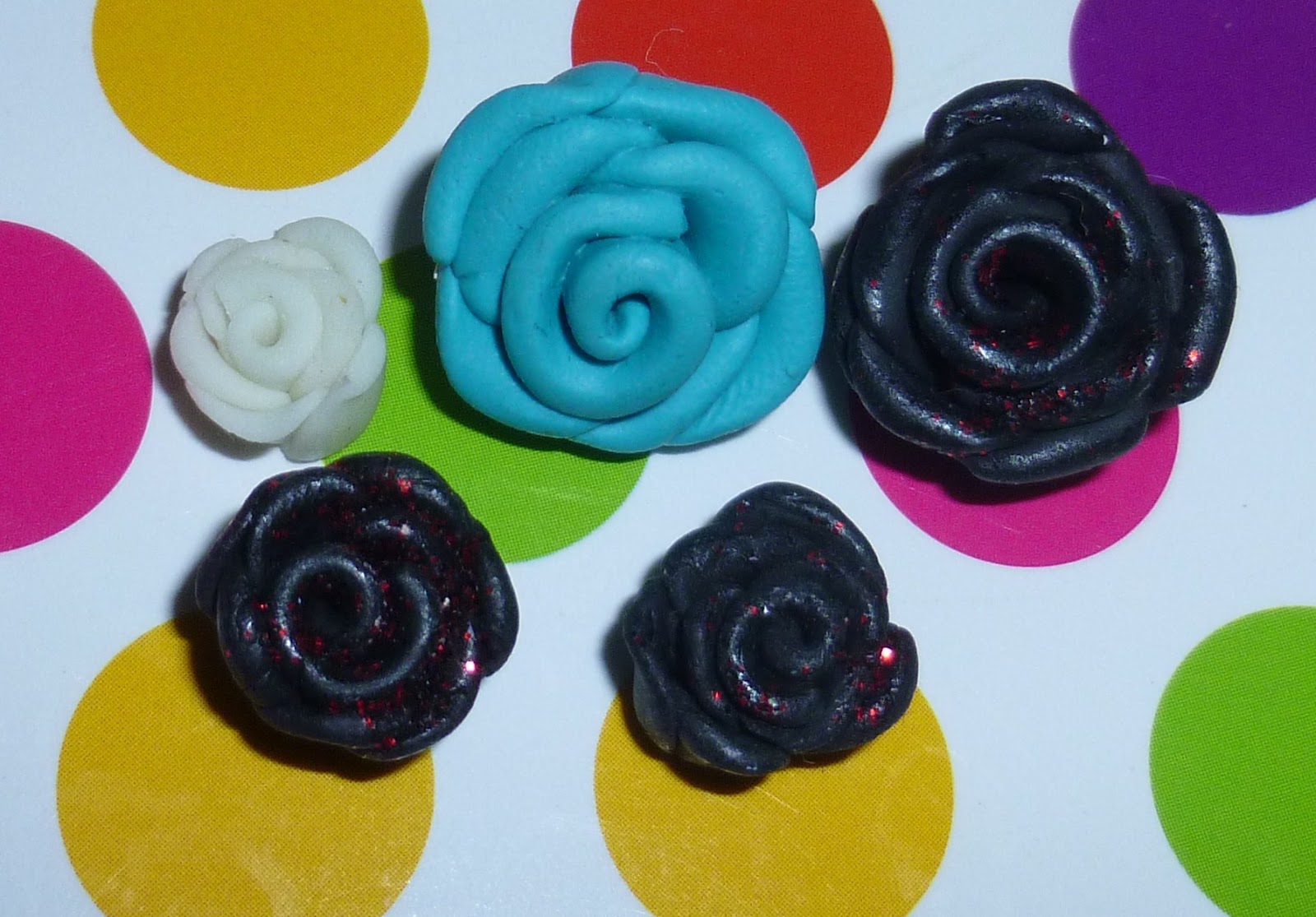 Crafts with Sapphire: Polymer Clay Rose Tutorial