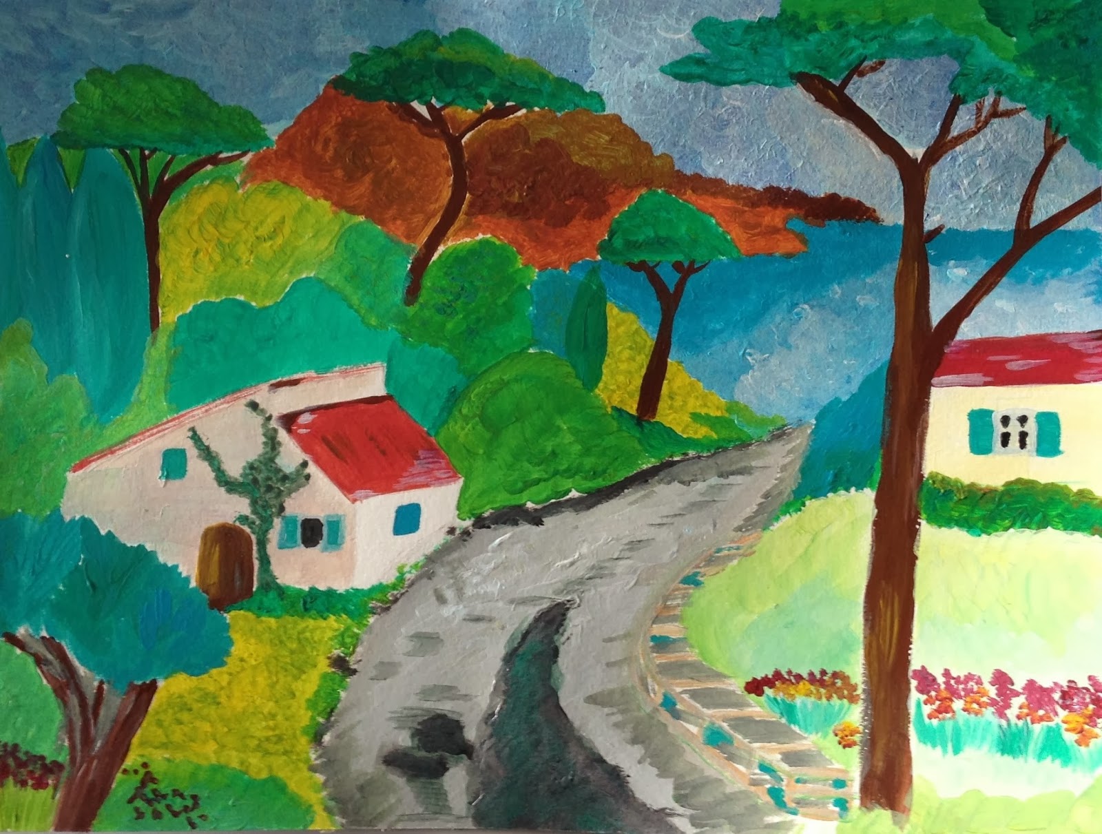 Les Myriades du pinceau: Perspective conique